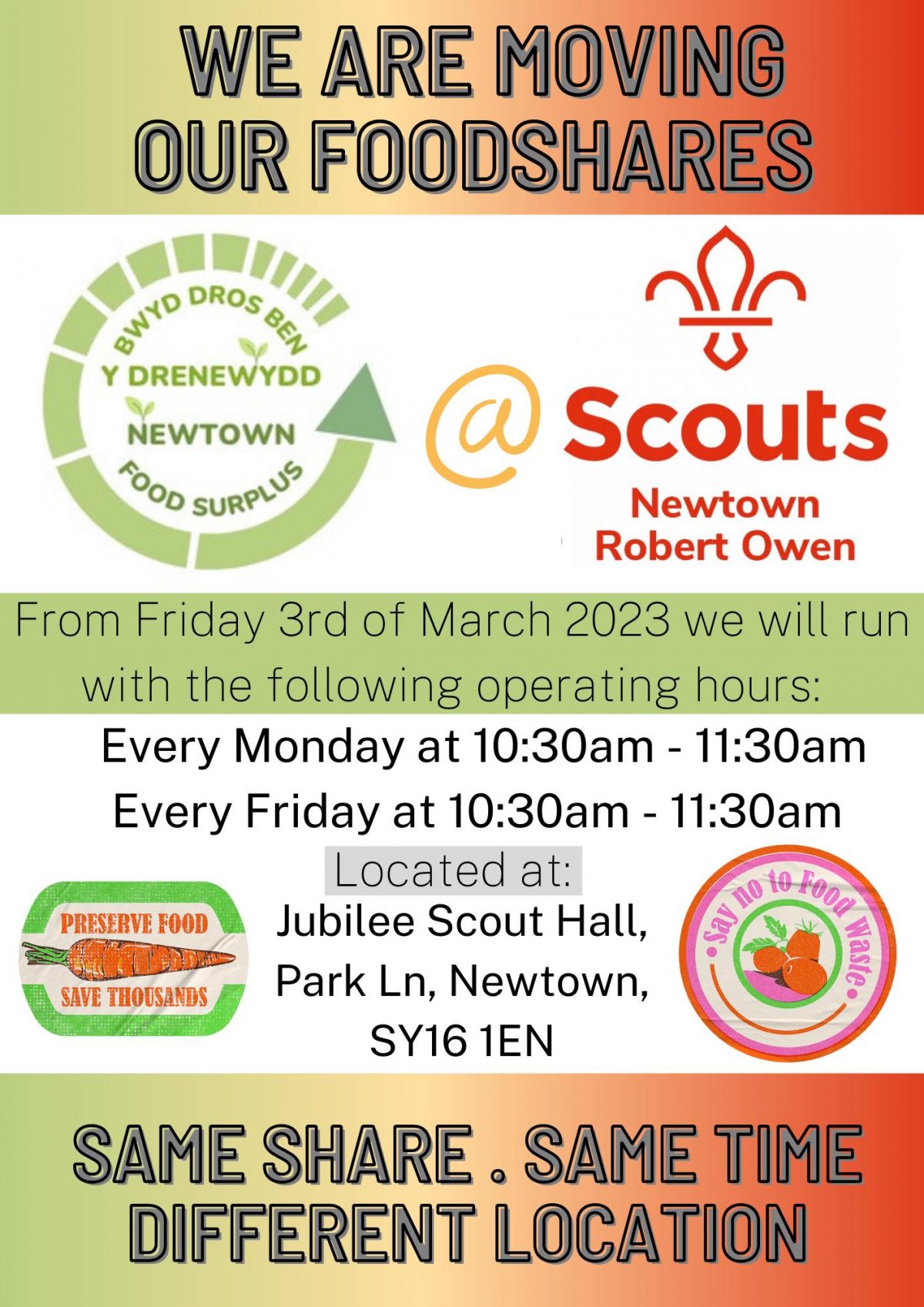 Newtown Food Surplus - Our Events